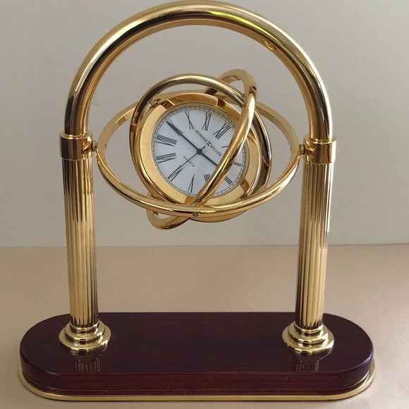 Howard Miller | Other | Howard Miller Rosewood Brass Gimbal Post Modern ...